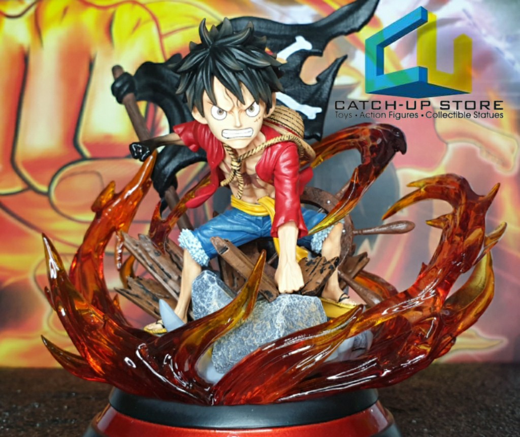 W17 Studio- One Piece Luffy two years after WCF Resin Statue, Hobbies ...