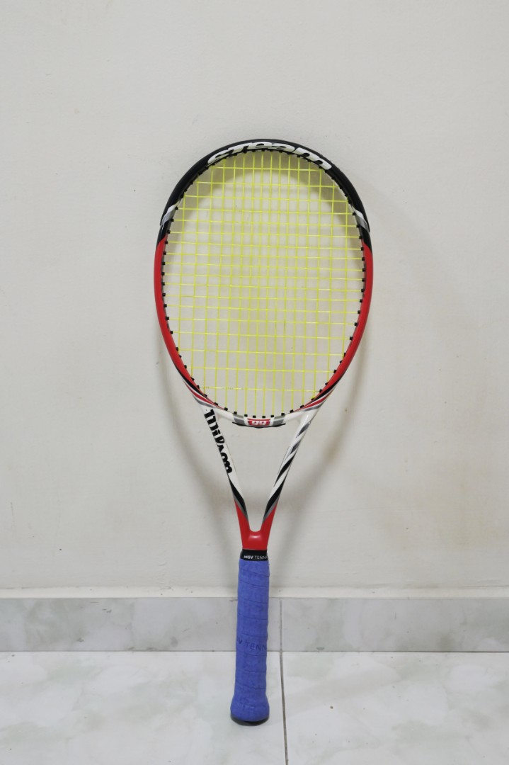 Wilson Steam 99 Tennis Racquet, Sports Equipment, Sports & Games ...