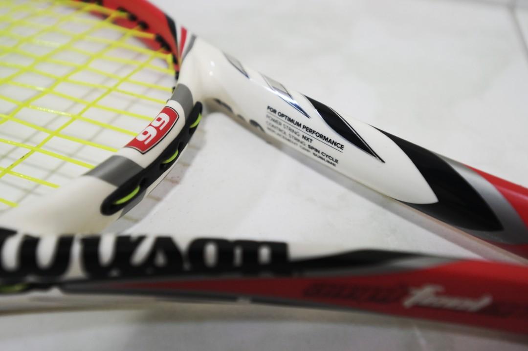 Wilson Steam 99 Tennis Racquet, Sports Equipment, Sports & Games ...