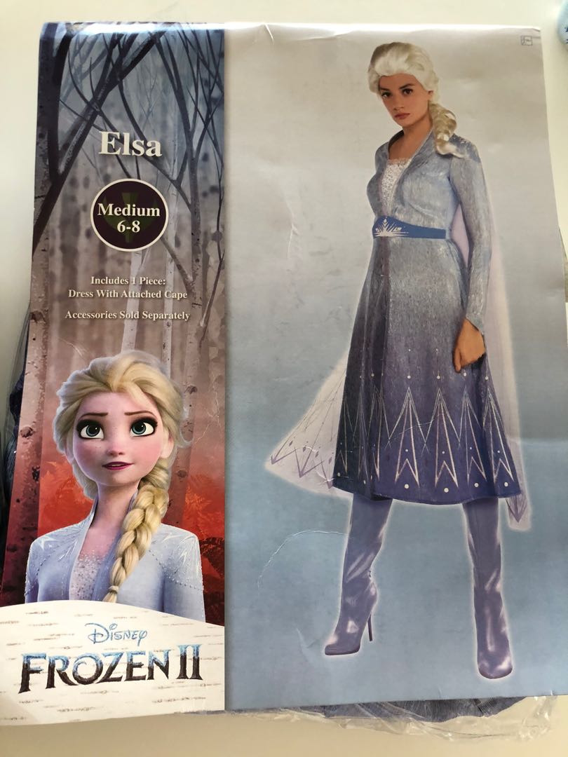 Women Disney Elsa Frozen 2 Deluxe Adult Costume Womens Fashion