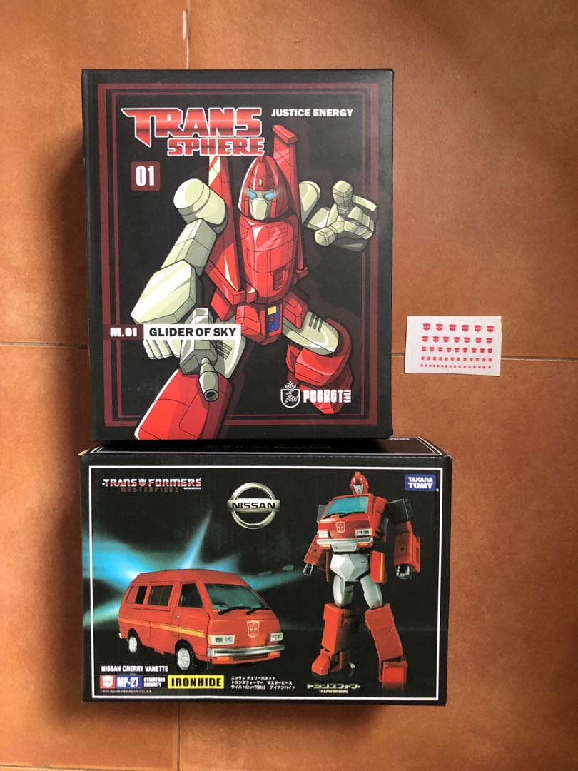 [10 10 Sale] Transformers KO Masterpiece - MP-27 MP27 Ironhide & Pocket ...