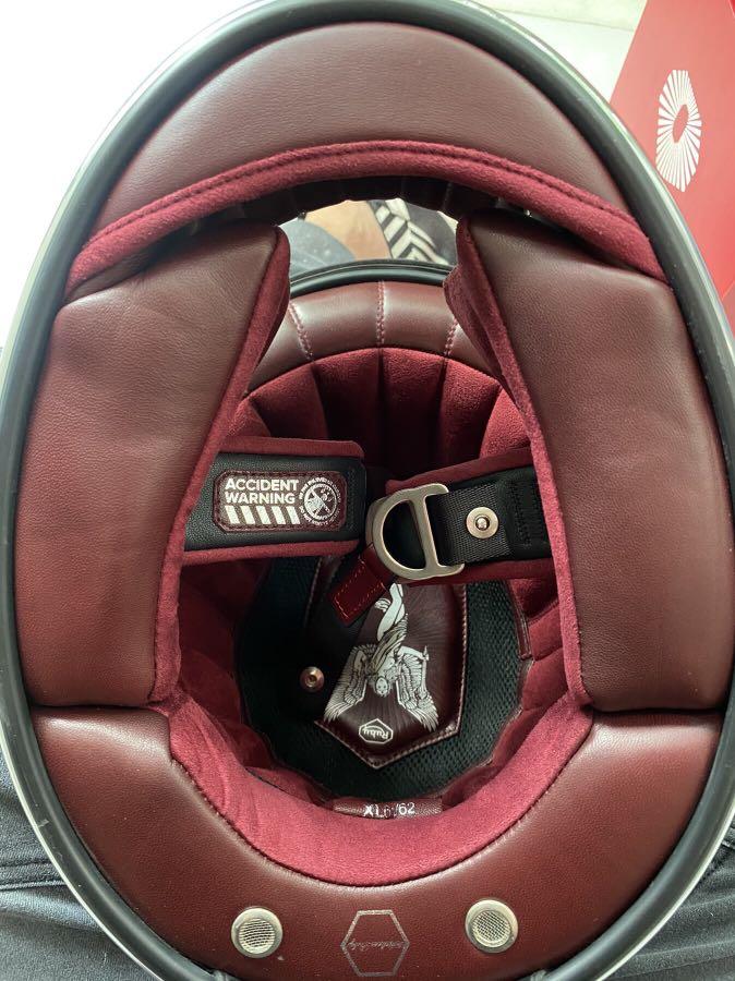 Ateliers Ruby Full Face Helmet XL, Motorbikes, Motorbike Parts ...