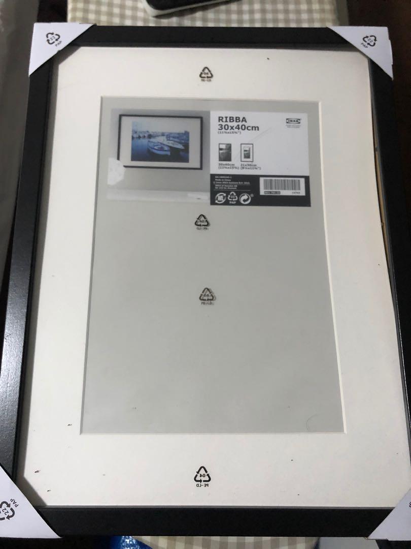 BRAND NEW IKEA RIBBA FRAME 30x40, Furniture & Home Living, Home Decor ...