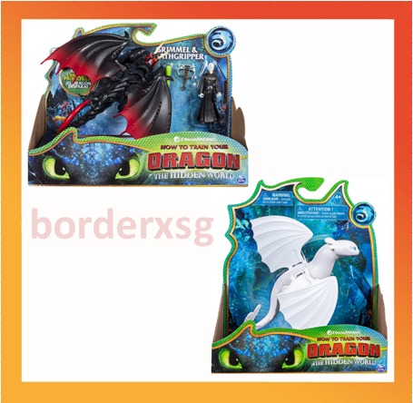 (chk) DreamWorks Dragons, Deathgripper and Grimmel, Dragon with Armored ...