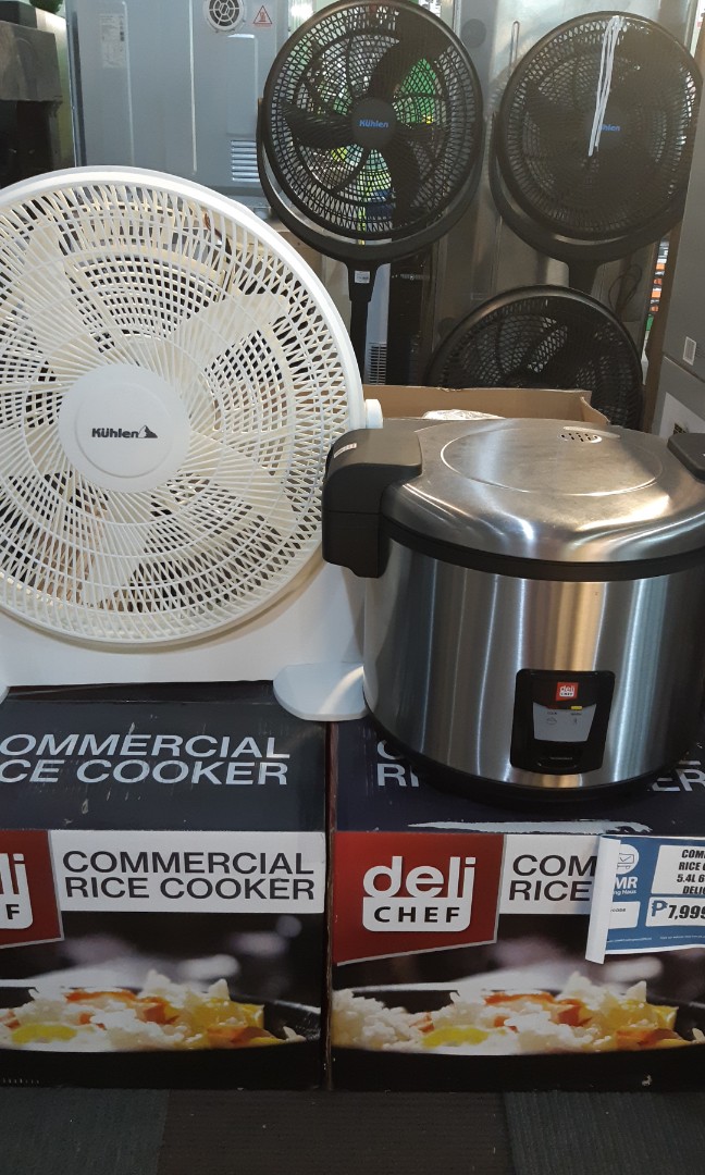 Commercial rice cooker and Air circulator fan, TV & Home Appliances ...