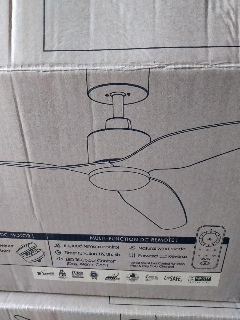 Crestar ceiling fan, Furniture & Home Living, Lighting & Fans, Fans on ...