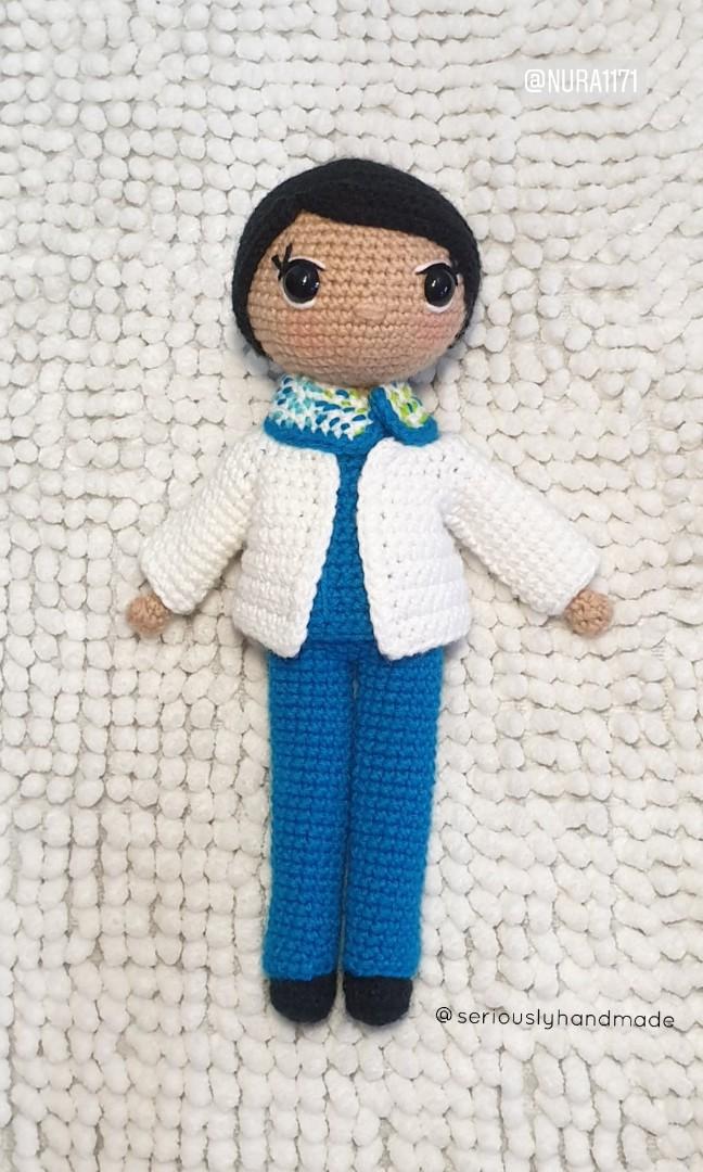 Crochet Nurse Doll Amigurumi Khoo Teck Puat Hospital, Hobbies & Toys ...