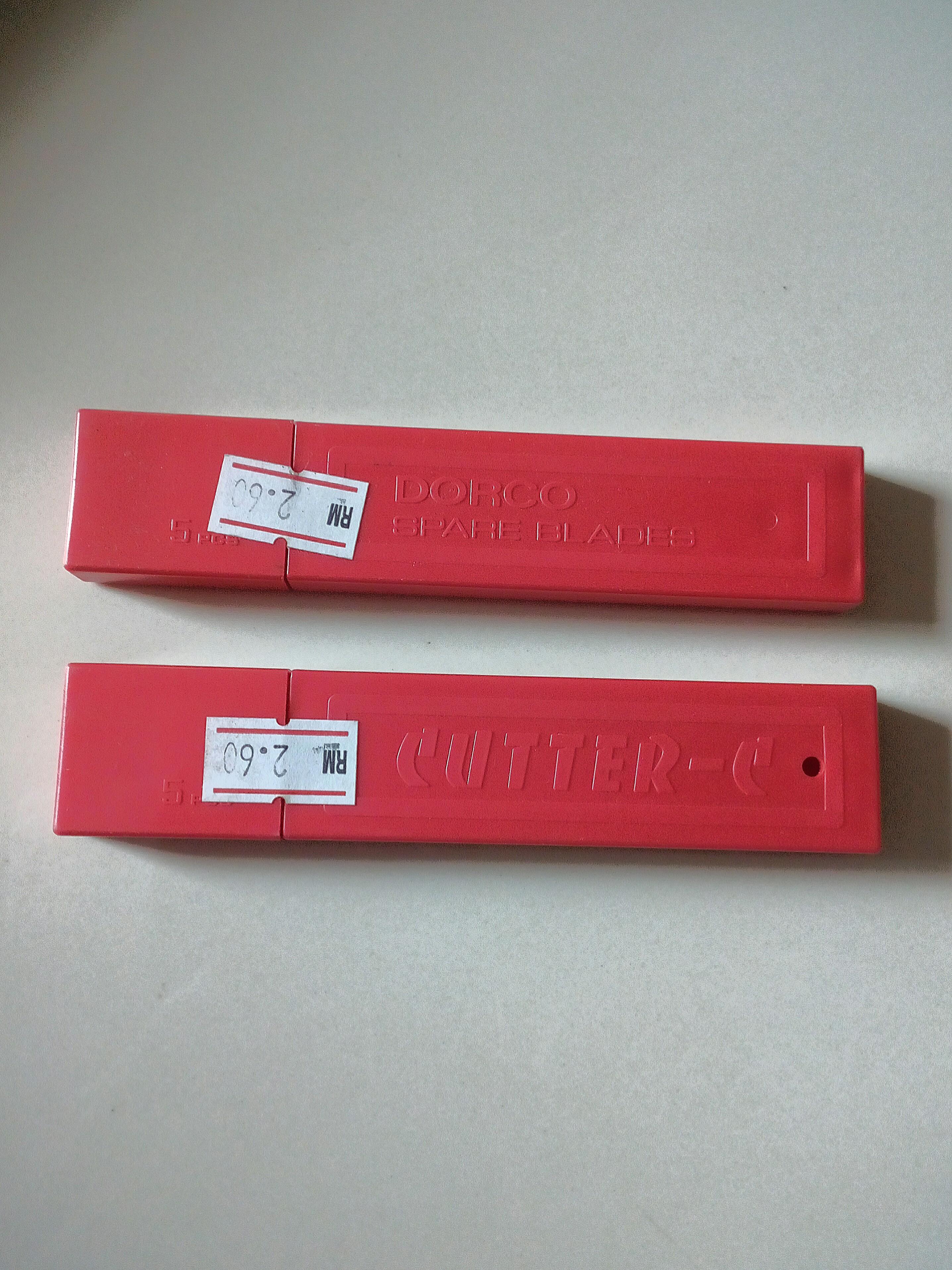 Dorco spare blade cutter -c big 5's x 2 tubes, Hobbies & Toys ...