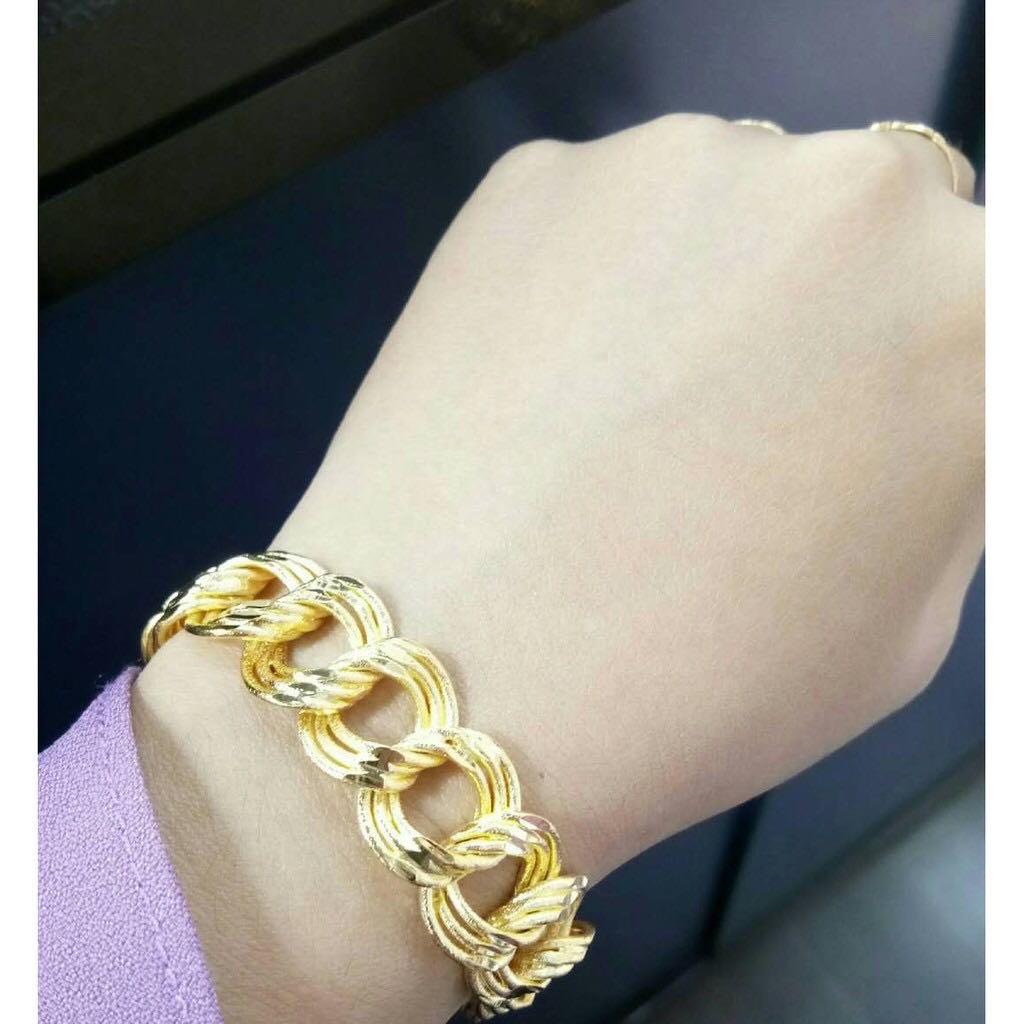 Gelang Coco Emas Bangkok, Women's Fashion, Jewelry & Organisers ...