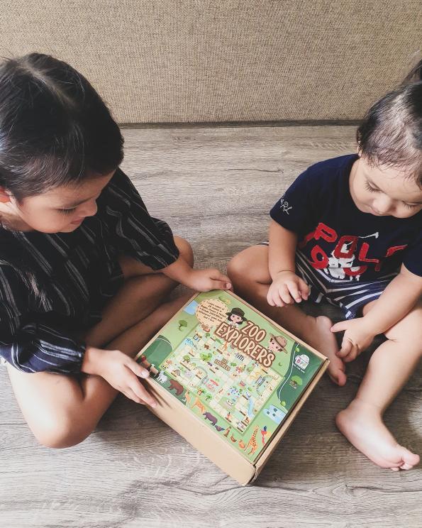 Giant Floor Board Game - Zoo Explorers, Hobbies & Toys, Toys & Games on ...