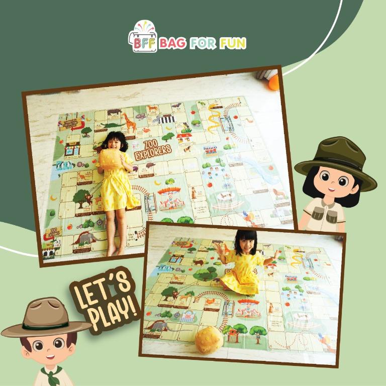 Giant Floor Board Game - Zoo Explorers, Hobbies & Toys, Toys & Games on ...