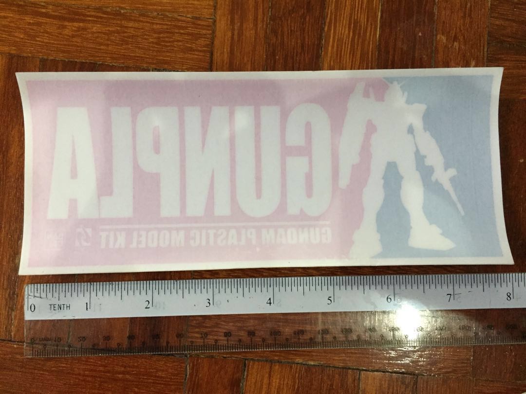 Gundam Gunpla RX-78 Window Car Vinyl Sticker , Hobbies & Toys, Books ...