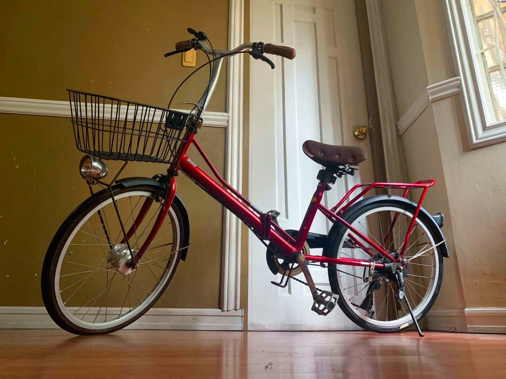JAPAN Folding Bike w/ FREE BASKET + FREE CARRIER, Sports Equipment ...