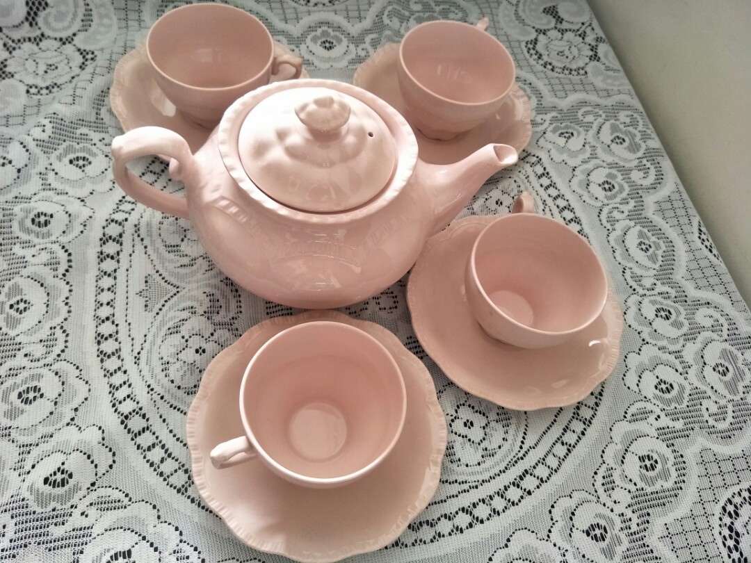Kitchen & Dining Baby Blue and Cream English Fine China Beautiful ...