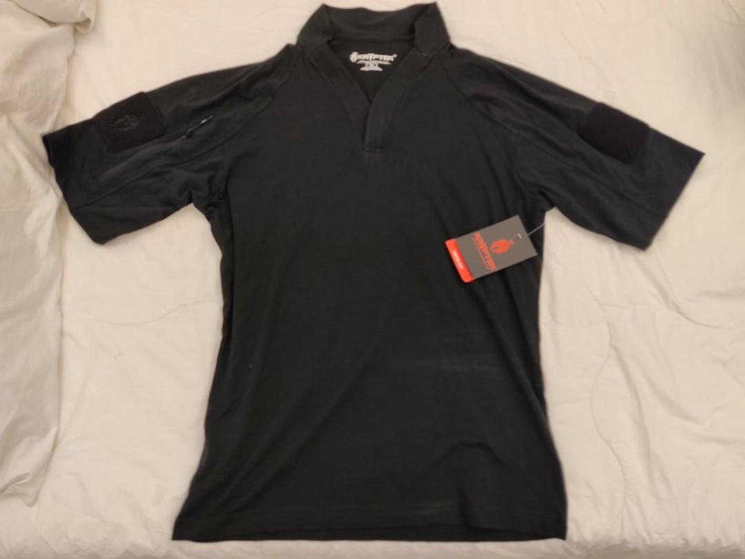 Kryptek Tactical Garrison Rugby Shirt Black, Men's Fashion, Tops & Sets ...