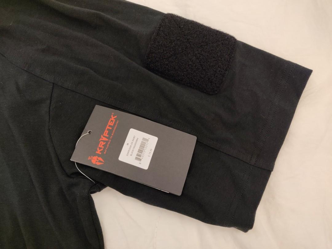 Kryptek Tactical Garrison Rugby Shirt Black, Men's Fashion, Tops & Sets ...