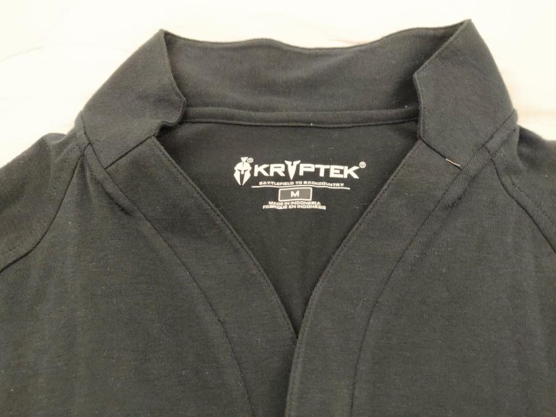 Kryptek Tactical Garrison Rugby Shirt Black, Men's Fashion, Tops & Sets ...