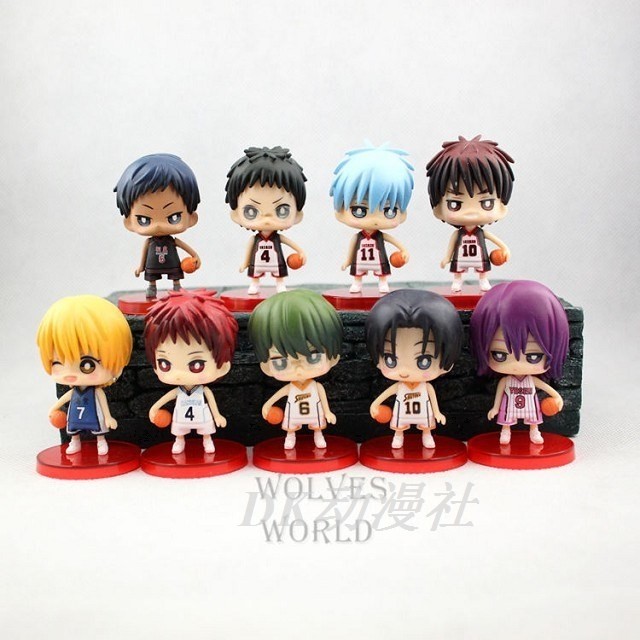 Kuroko no basket anime figures/figurine (Kuroko Kagami Akashi Midorima ...