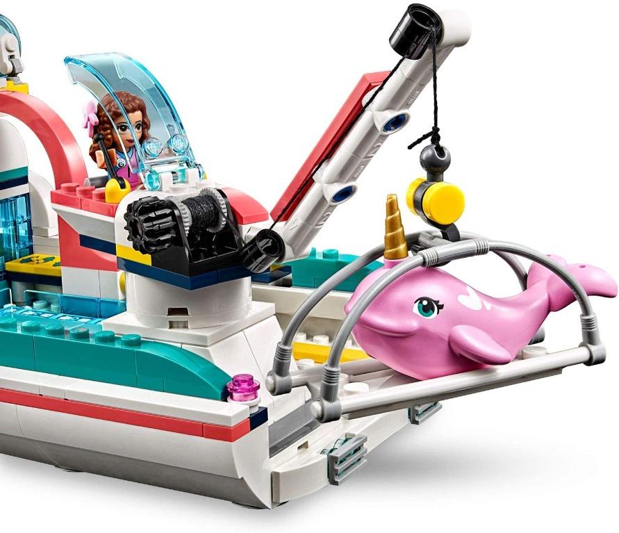 LEGO Friends Rescue Mission Boat 41381 Building Kit, Hobbies & Toys ...