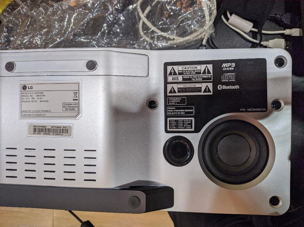 LG Micro Hi-Fi System (CM3330B) XBOOM CD Micro System Built-in ...