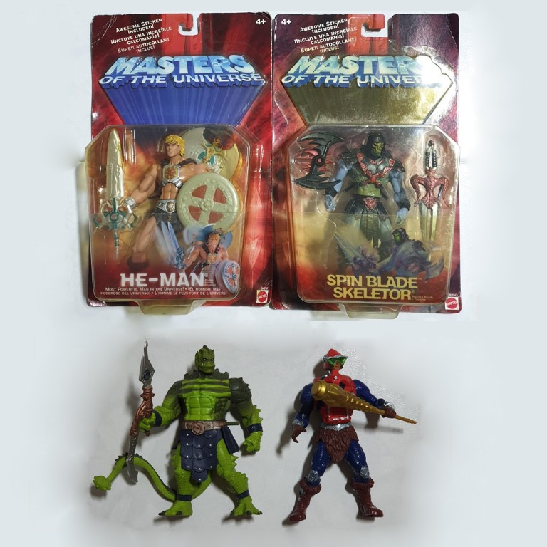 Masters of the Universe: He-Man + Spin Blade Skeletor + Mekaneck ...
