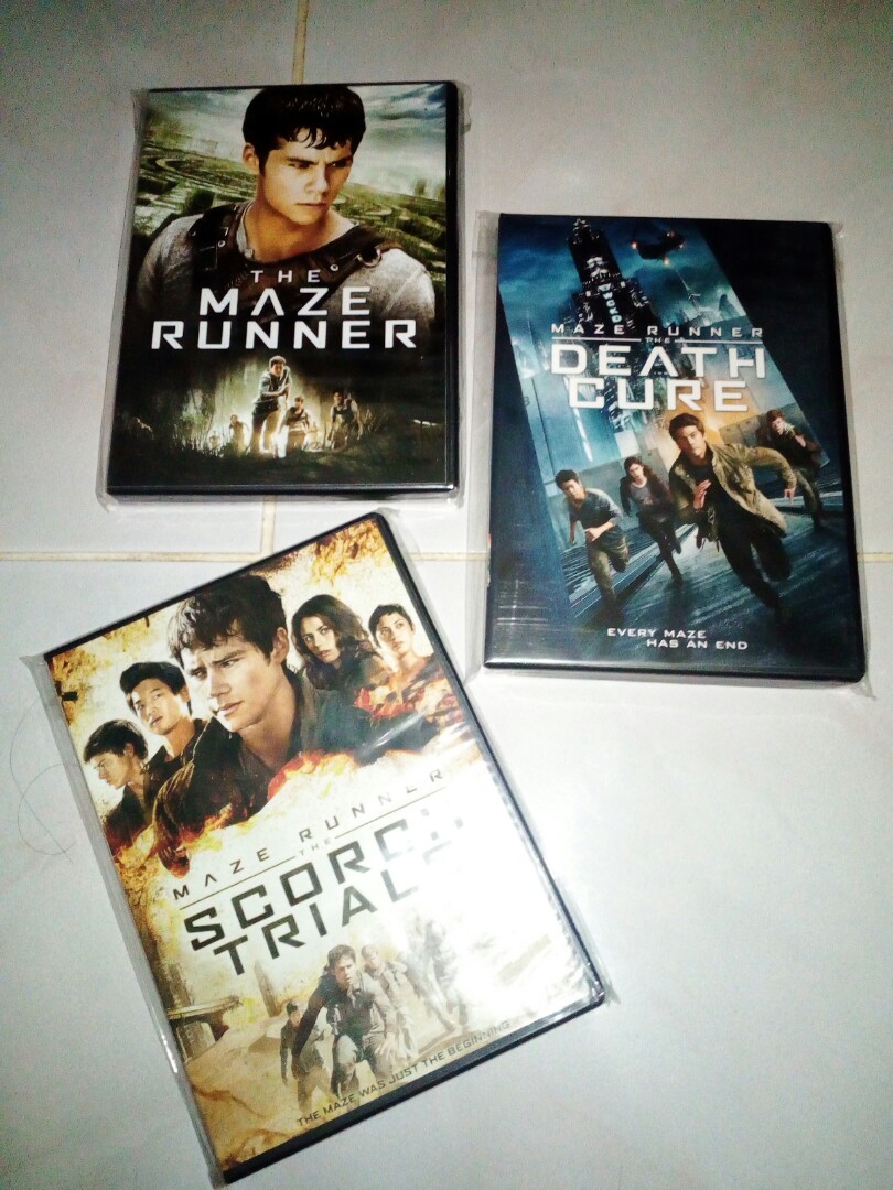 maze runner dvd original set, Hobbies & Toys, Music & Media, Music ...