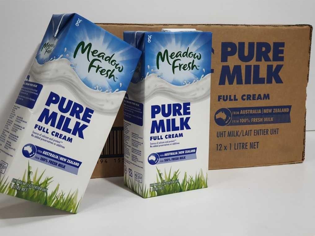 Meadow Fresh Milk UHT Full Cream Pure Milk, Food & Drinks, Fresh ...