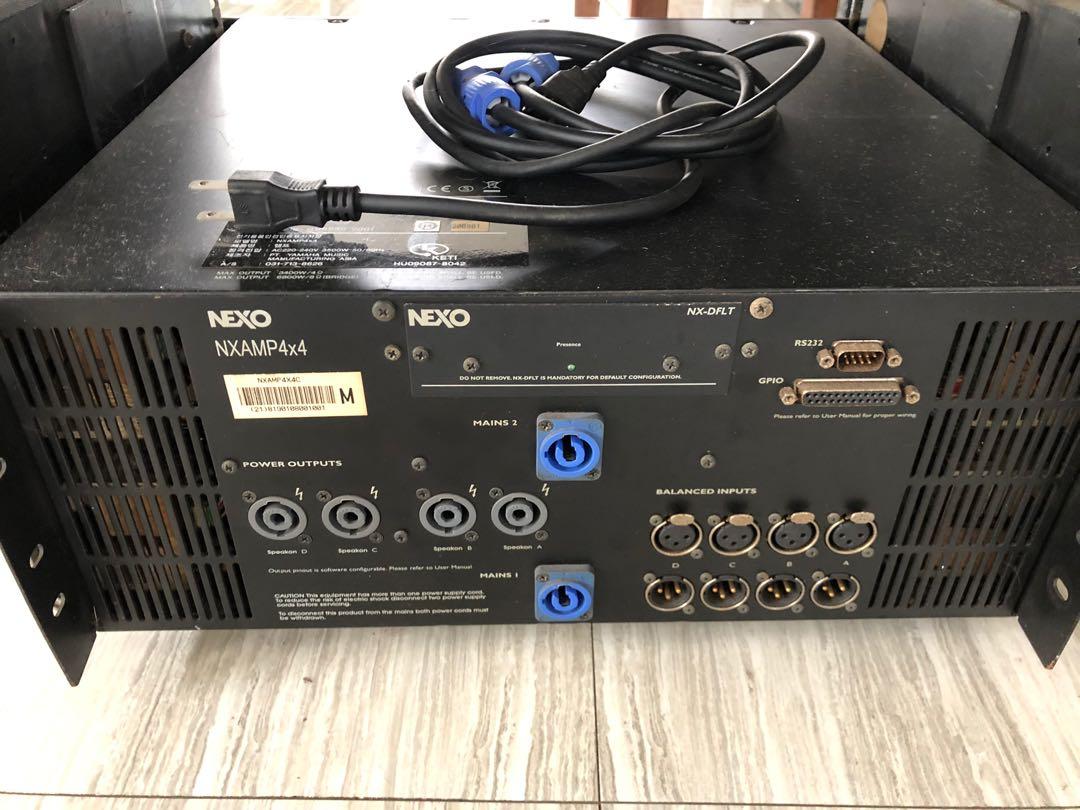 NEXO NXAMP 4X4 Professional Touring Power Amplifier, Audio, Other Audio ...