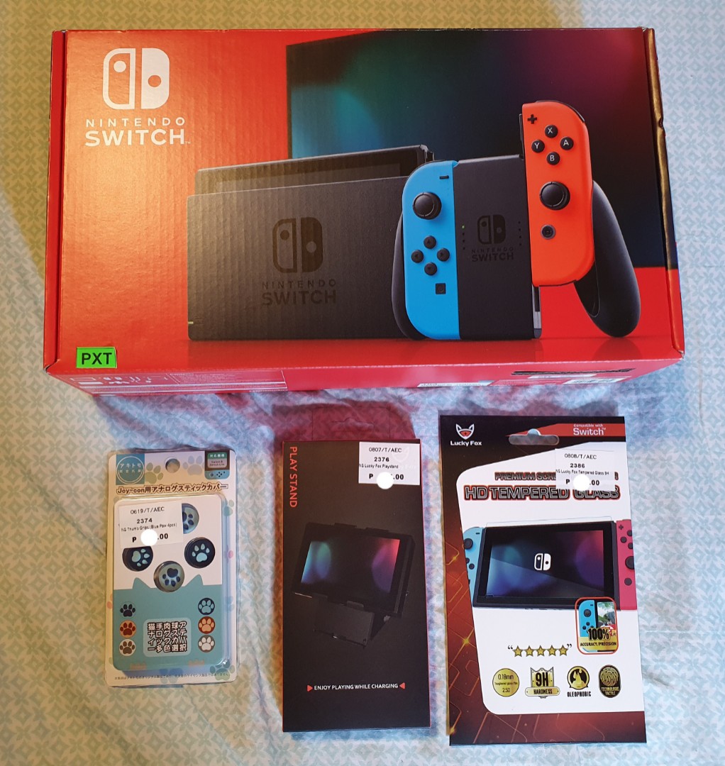 Nintendo Switch V2 Neon (brandnew), Video Gaming, Video Game Consoles ...