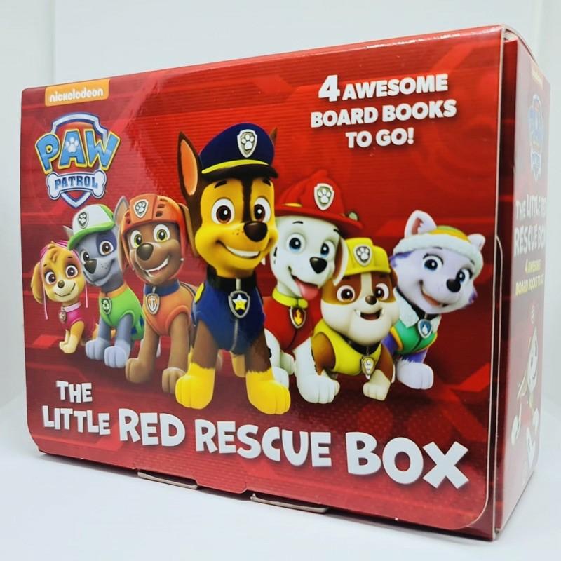 (Last piece) Paw Patrol Books, The Little Red Rescue Box (4 Board Books ...