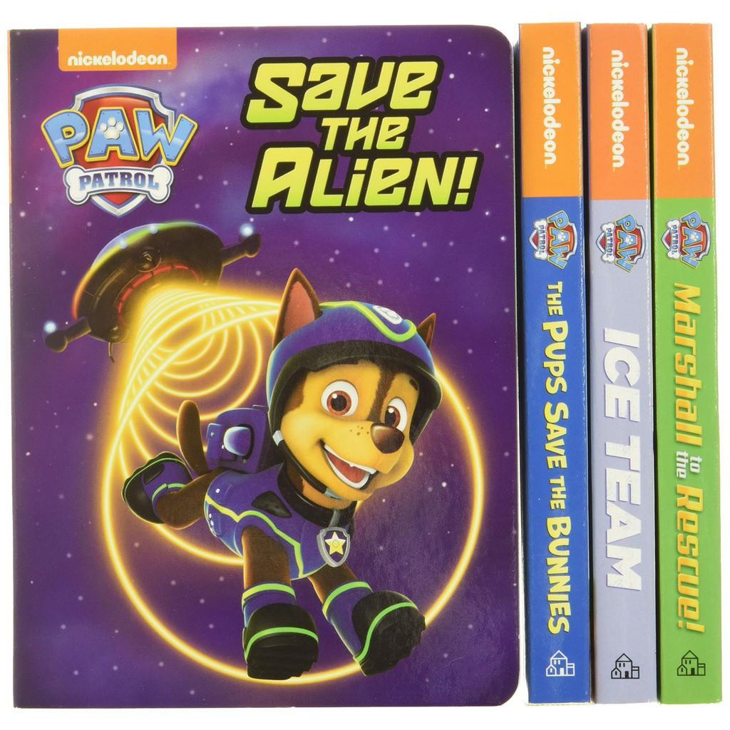 (Last piece) Paw Patrol Books, The Little Red Rescue Box (4 Board Books ...