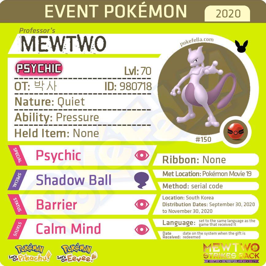 Professor’s Mewtwo (Pokemon), Video Gaming, Video Games, Nintendo on ...