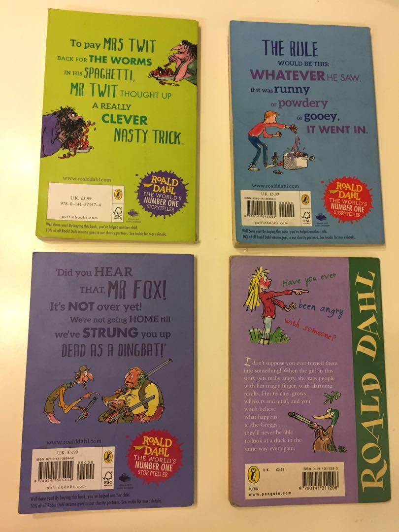 Roald Dahl - The Magic Finger, The Twits, Fantastic Mr Fox, George’s ...