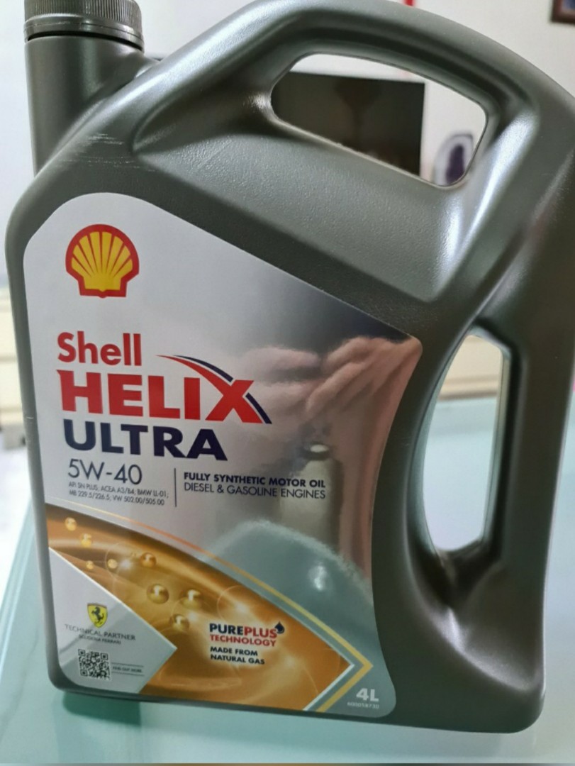 Shell 5W-40 Fully Synthetic Engine Oil Made in Germany, Car Accessories ...