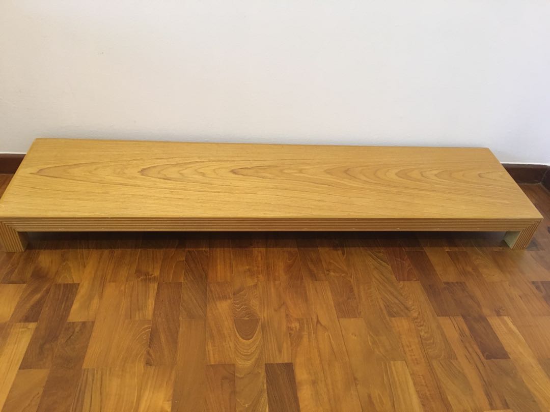Solid Wood Low Table/Bench, Furniture & Home Living, Furniture, Tables ...