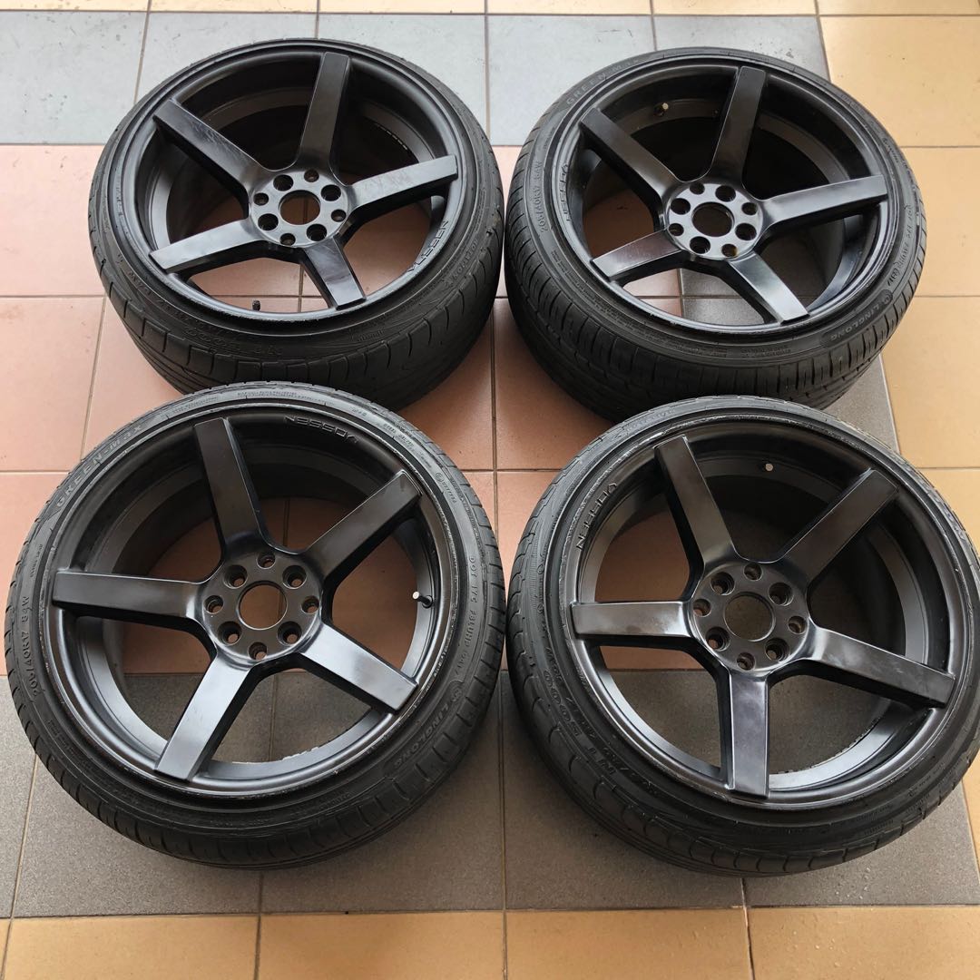 Sport Rim Vossen CV3 17x9jj pcd100/114, Auto Accessories on Carousell