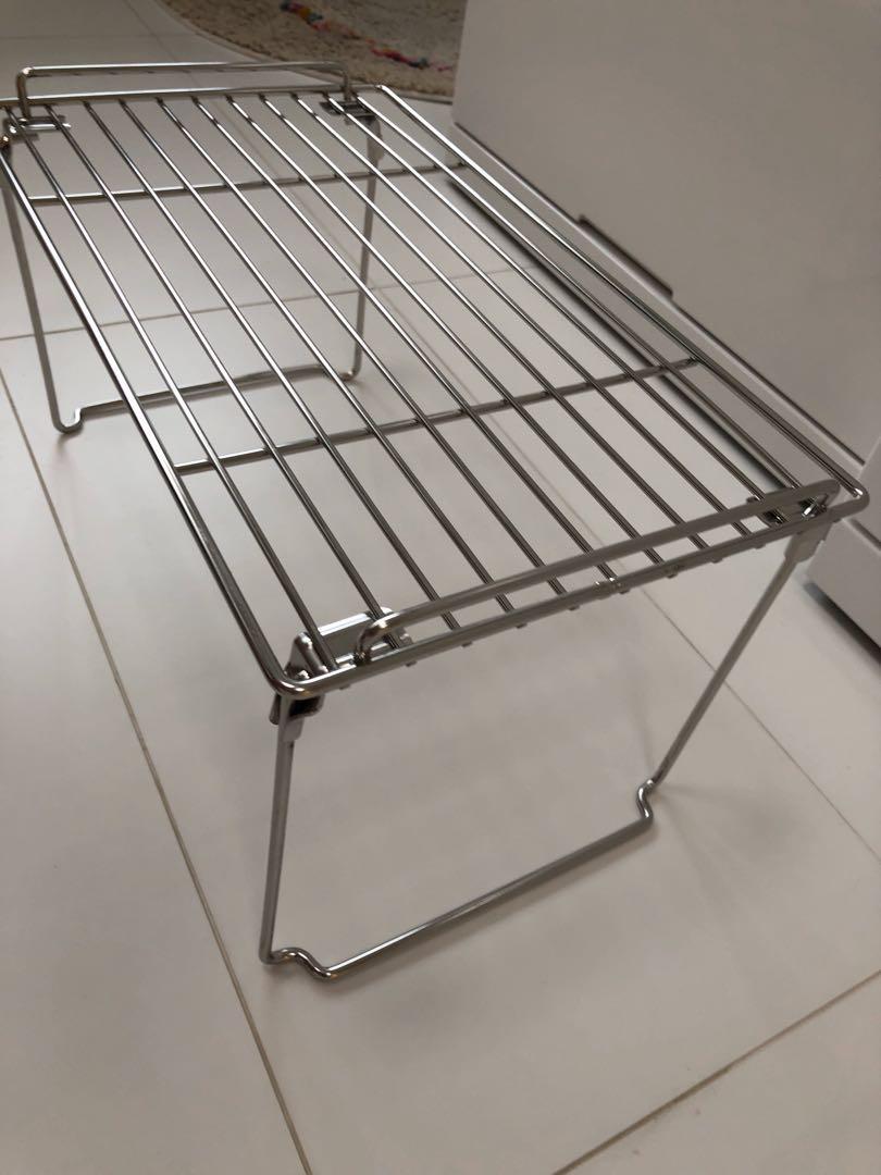 Stainless Steel Stacking Rack, Furniture & Home Living, Kitchenware ...