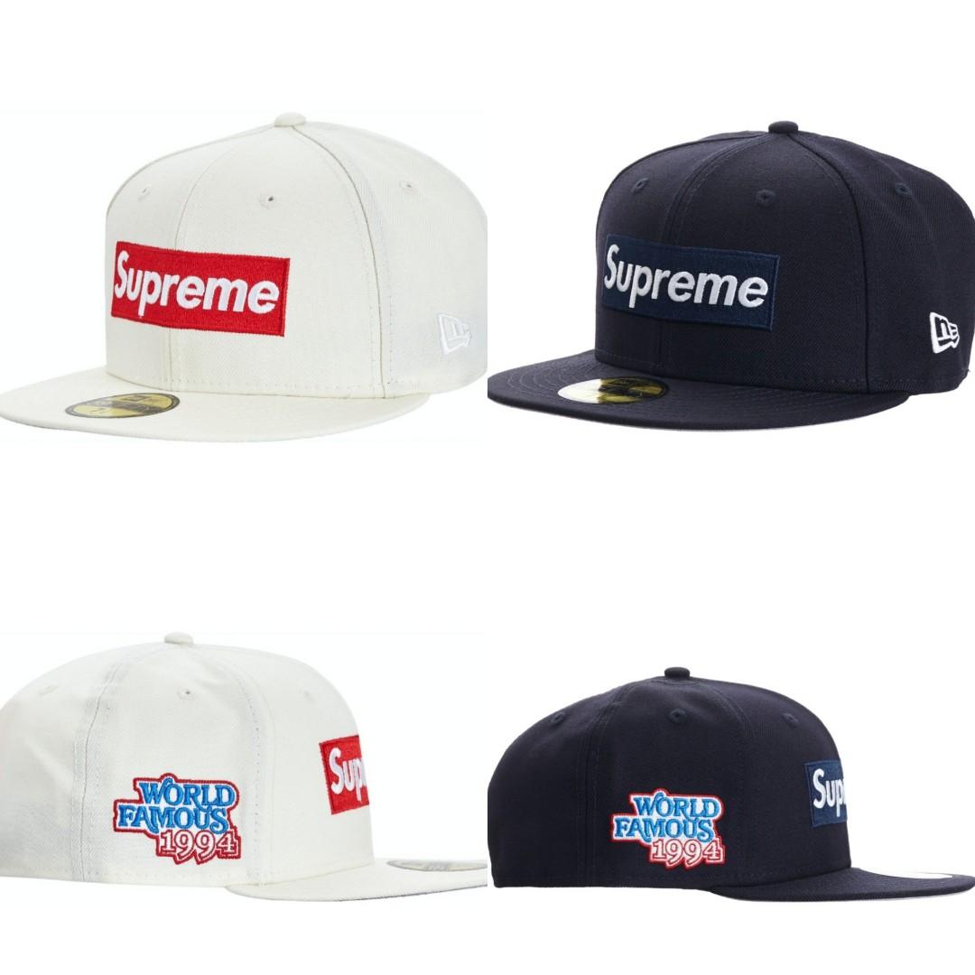 Supreme New Era World Famous Fitted Cap, Men's Fashion, Watches ...