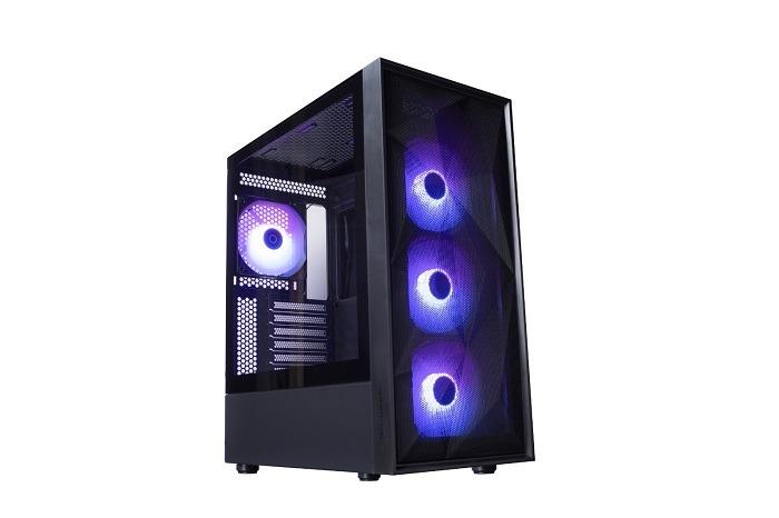 Tecware Forge S Mesh Front ATX Tempered Glass Case with 4*Orbis Fans ...