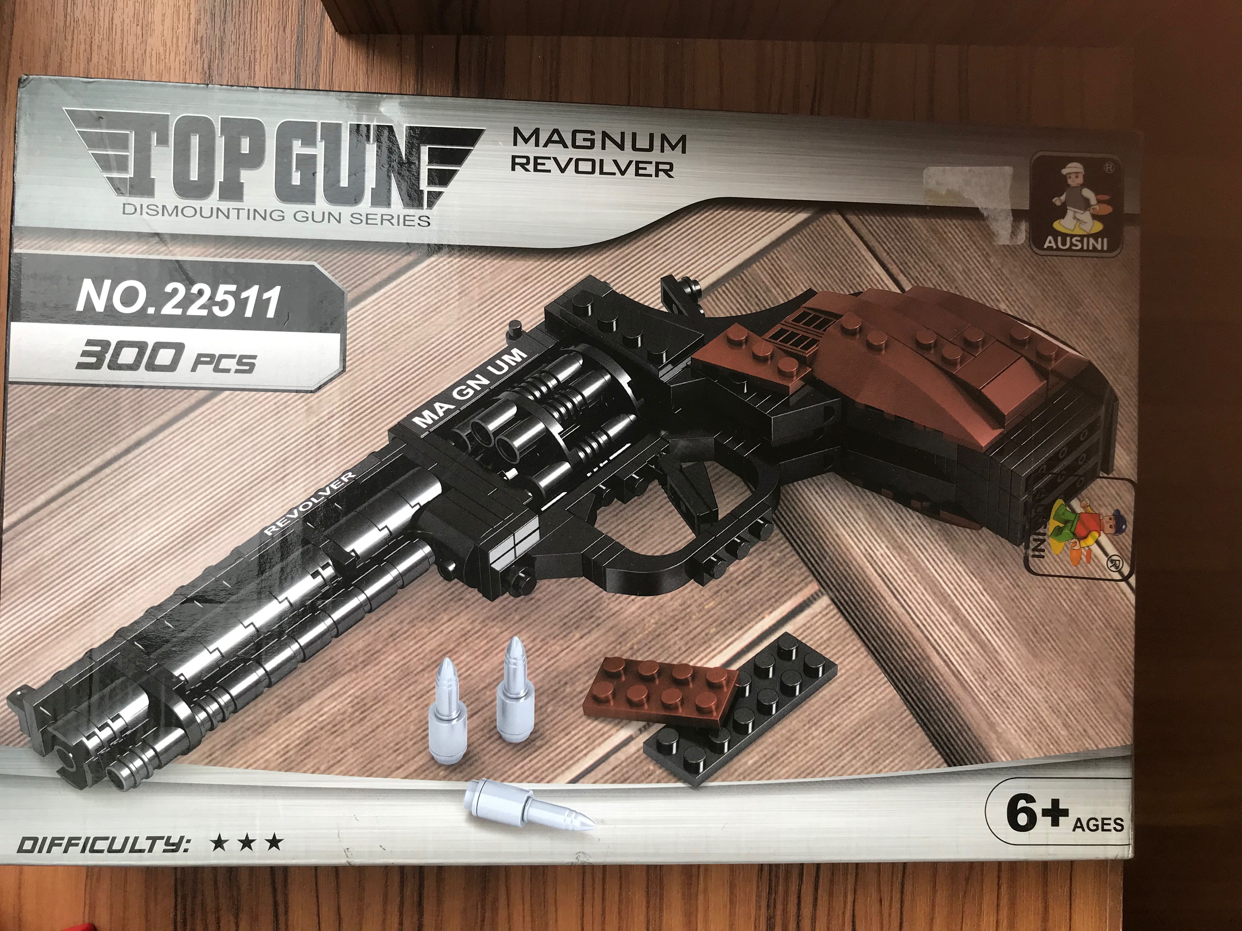 Top Gun Magnum Revolver Lego Brick toy, Hobbies & Toys, Toys & Games on ...