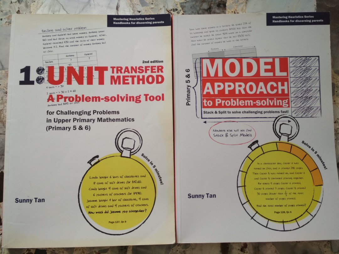 Unit Transfer And Model Approach To Problem Solving Hobbies And Toys Books And Magazines Assessment