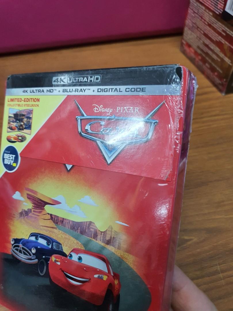 USA Blu Ray 4K UHD - Cars STEELBOOK (Disney Pixar, ATMOS), Hobbies ...