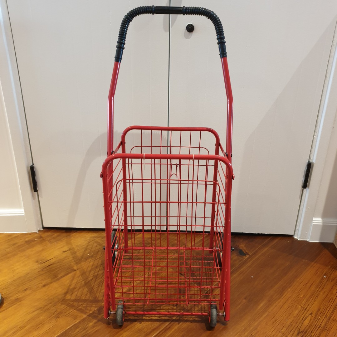 Wet Market / Grocery Trolley, Furniture & Home Living, Cleaning ...