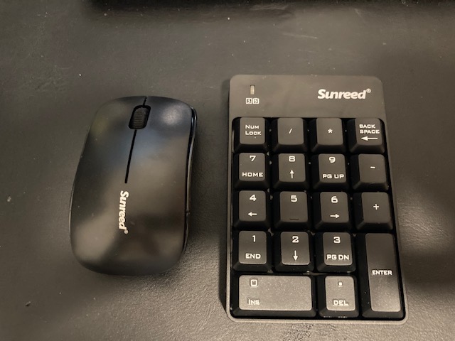 Wireless Mouse and 10_key keyboard (Sunreed), Computers & Tech, Parts ...