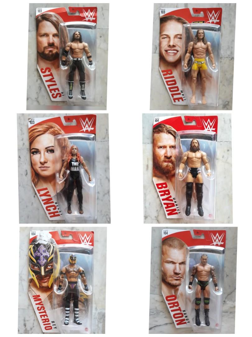 WWE Basic Tony Nese Ruby Riott Becky Lynch Rey Mysterio Ariya Daivari ...