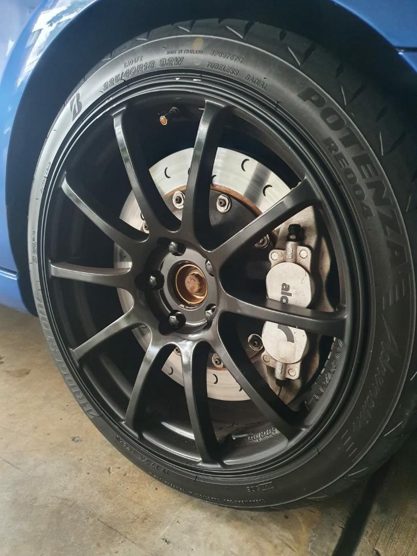 Advan rs racing, Car Accessories, Tyres & Rims on Carousell