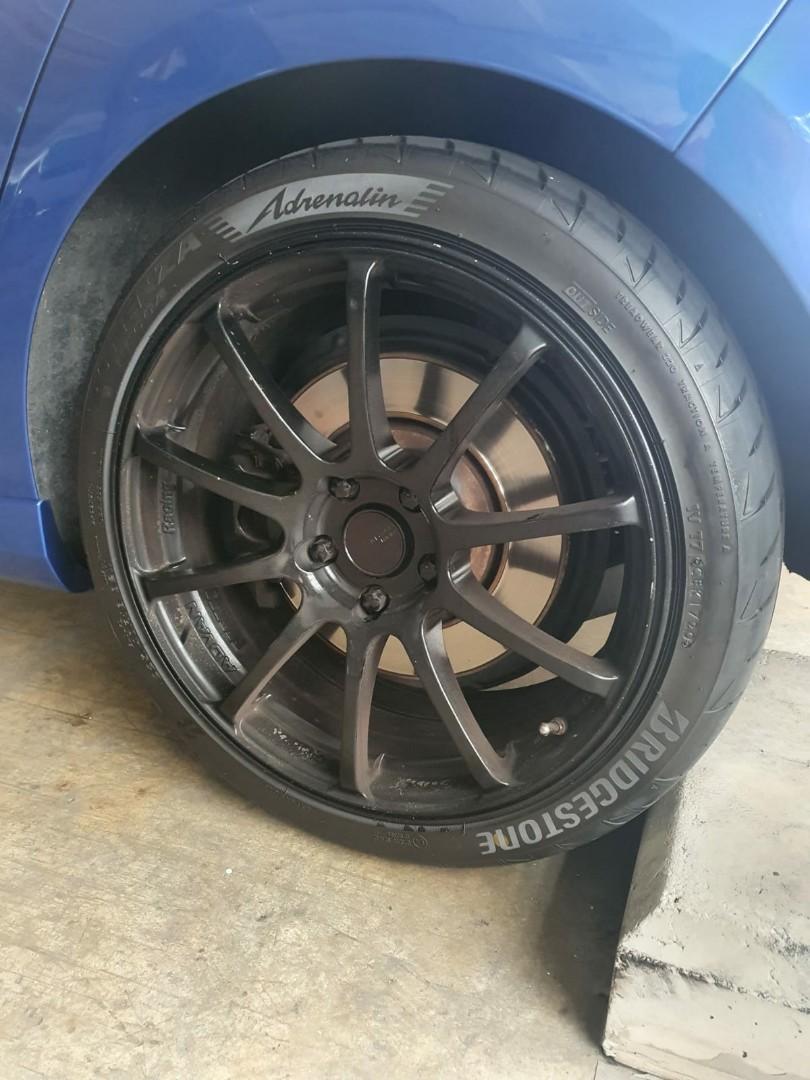 Advan rs racing, Car Accessories, Tyres & Rims on Carousell