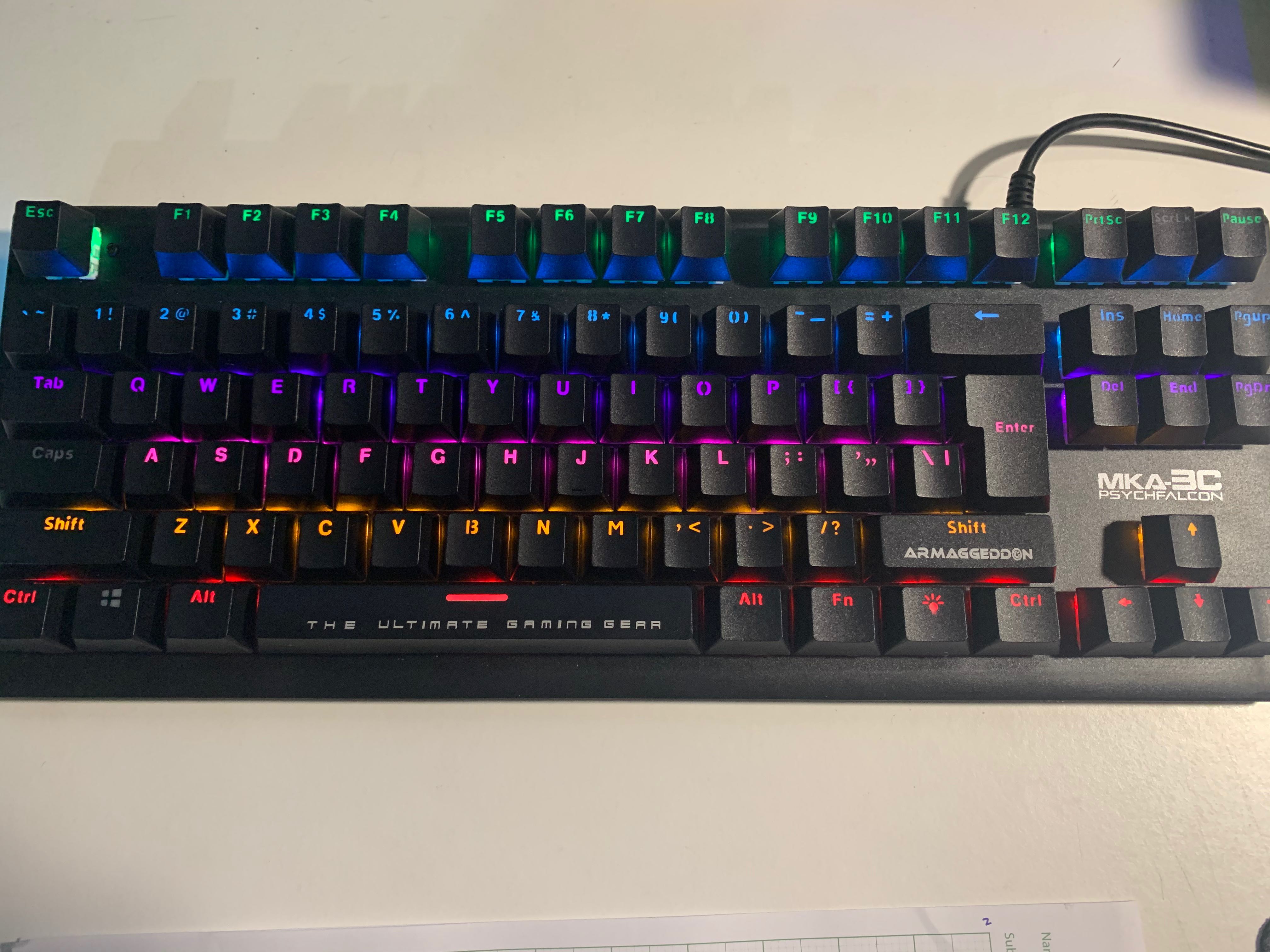 Armaggedon Keyboard MKA-3C, Computers & Tech, Parts & Accessories ...