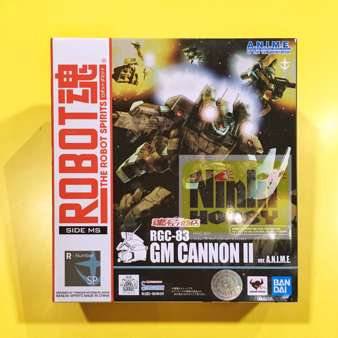 Bandai 魂 限定 Robot魂 RGC-83 GM Cannon II 吉姆加農 ver. A.N.I.M.E. 0083 全新日版, 興趣及遊戲, 玩具 & 遊戲類 - Carousell