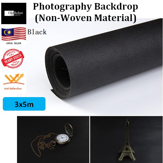 Black Backdrop for Photography & Videography, Photography, Photography ...